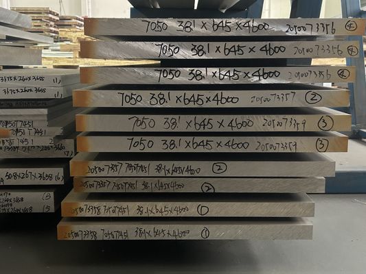 Corrosion Resistant 7050 T7451 Aluminum Plate 10mm-150mm Thickness